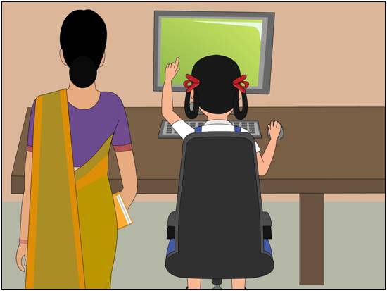 I Attend Computer Class at School – Inclusive Education